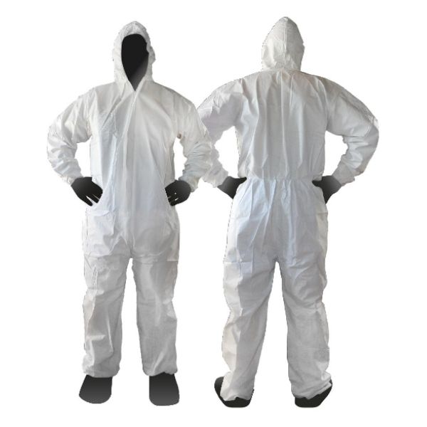 Mameluco Descartable Laminado Respirable Blanco 45 grs | LUBE